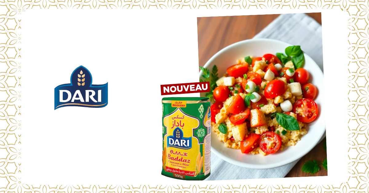 Salade méditerranéenne au couscous Baddaz